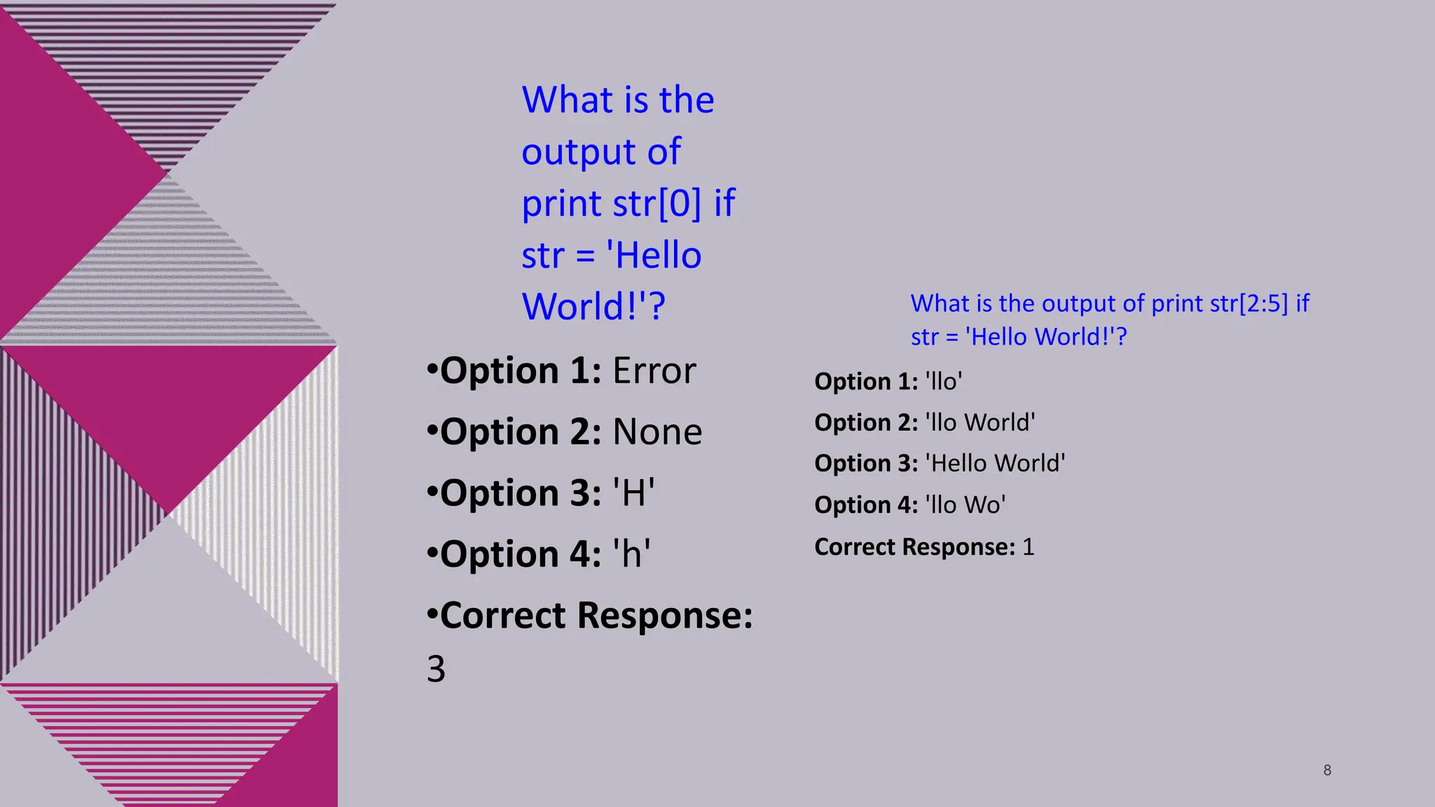 Python Mcq Questions Excel Your Python Knowledge Pptx Programming Languages Computing
