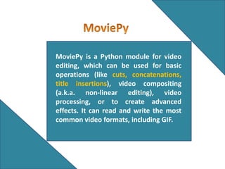 Python media library | PPTX