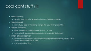 uWSGI - Swiss army knife for your Python web apps | PPT