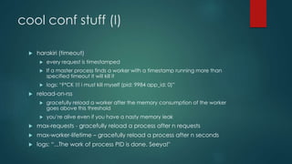 uWSGI - Swiss army knife for your Python web apps | PPT