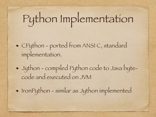 Python meetup 2 | PDF