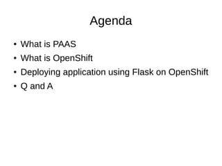Deploying Flask web app using OpenShift | PDF | Cloud Computing | Internet