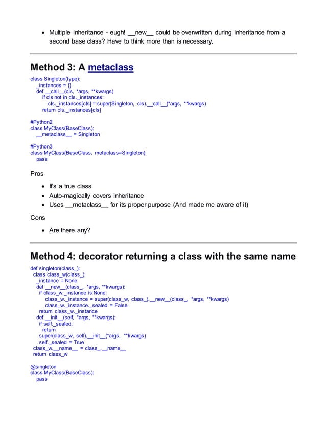 Python Metaclasses | PDF