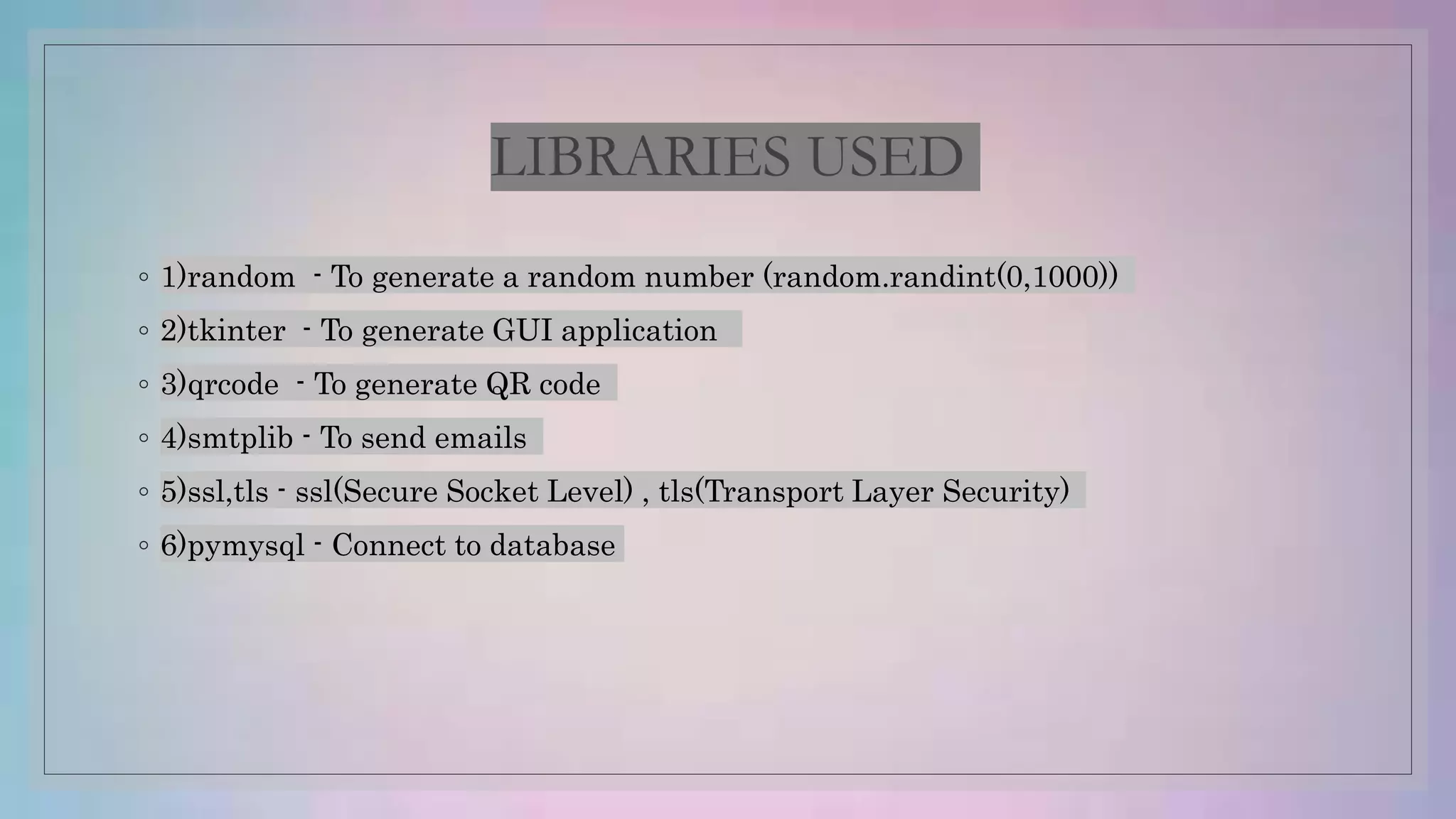 Python Mini Project With Code Pptx