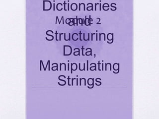 Engineering CS 5th Sem Python Module -2.pptx