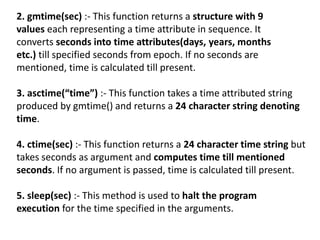 ch 2. Python module | PPT