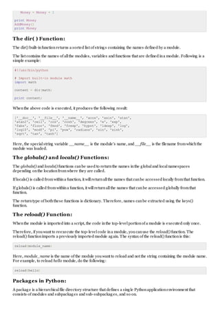 Python modules | PDF