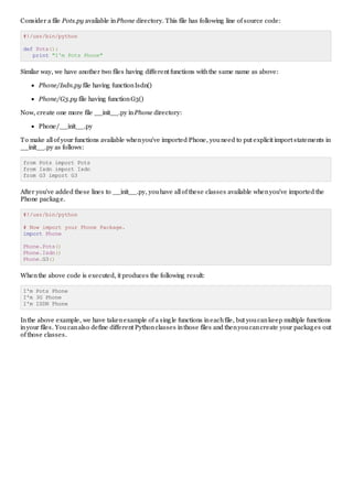 Python modules | PDF