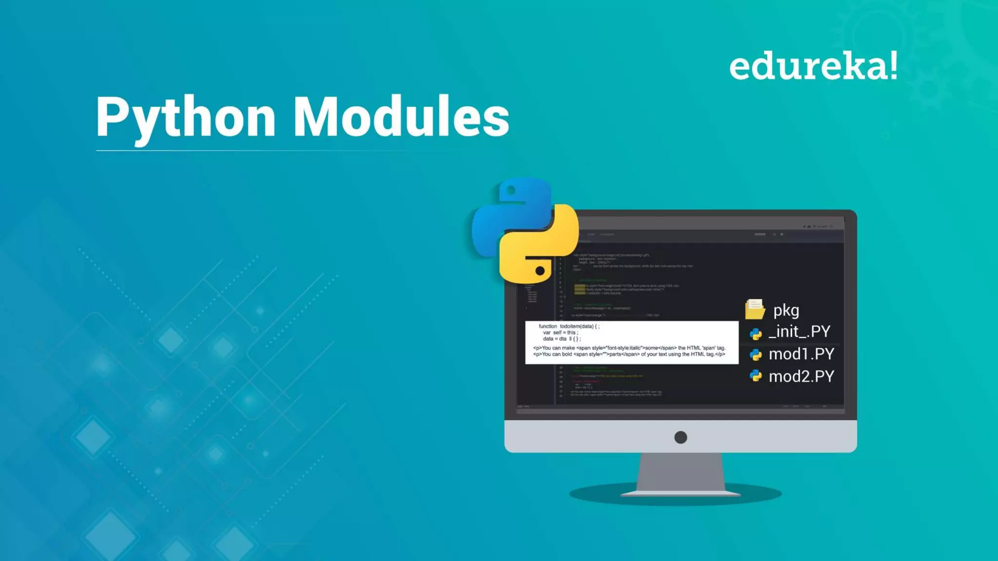 What Are Python Modules Edureka Pdf Programming Languages Computing