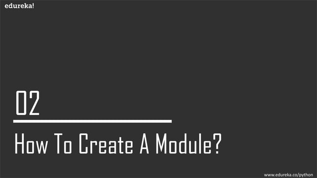 What Are Python Modules Edureka Pdf Programming Languages Computing