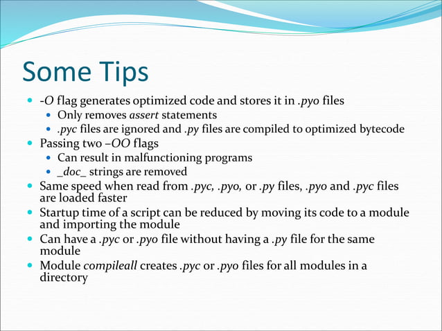 Python modules | PPT | Programming Languages | Computing