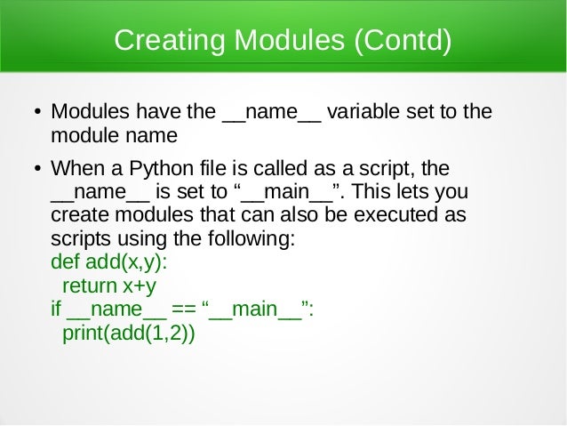Python Modules