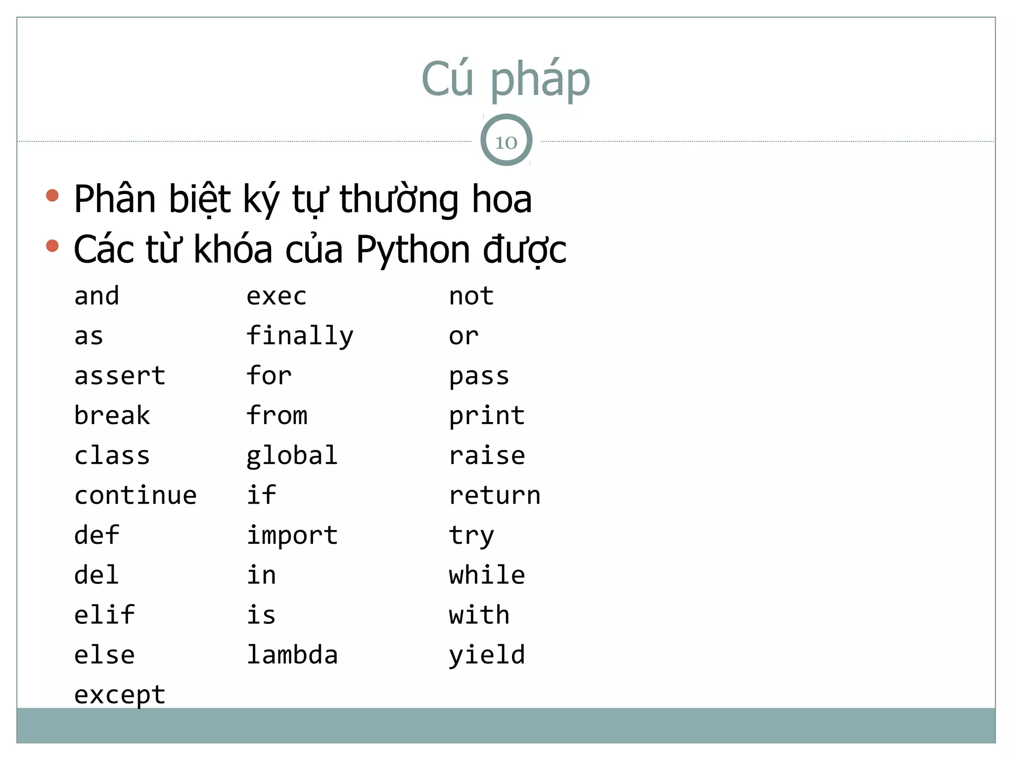 Python moi | PPT