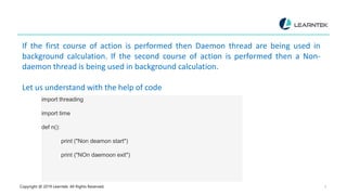 Python multithreading | PDF | Operating Systems | Computer Software and Applications