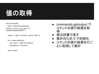 Python で munin plugin を書いてみる | PPT
