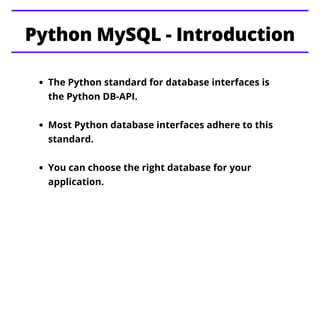 Python - mySOL | PDF