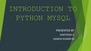 Python MySQL.pptx