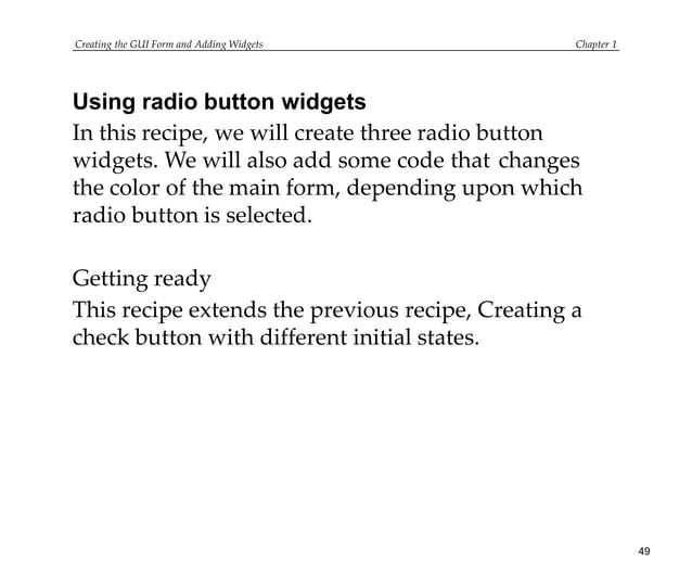 PYTHONNANGCAO_1.GUI.Creating the GUI Form and Adding Widgets.pptx