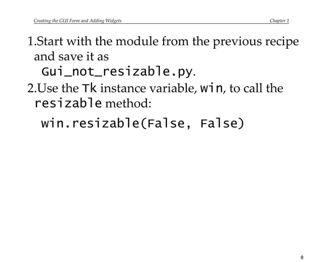 PYTHONNANGCAO_1.GUI.Creating the GUI Form and Adding Widgets.pptx