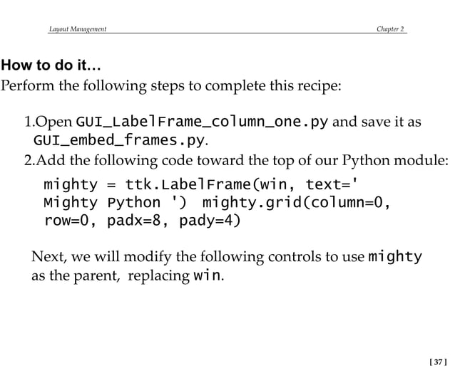 Pythonnangcao2guilayout Managementpptx 6423