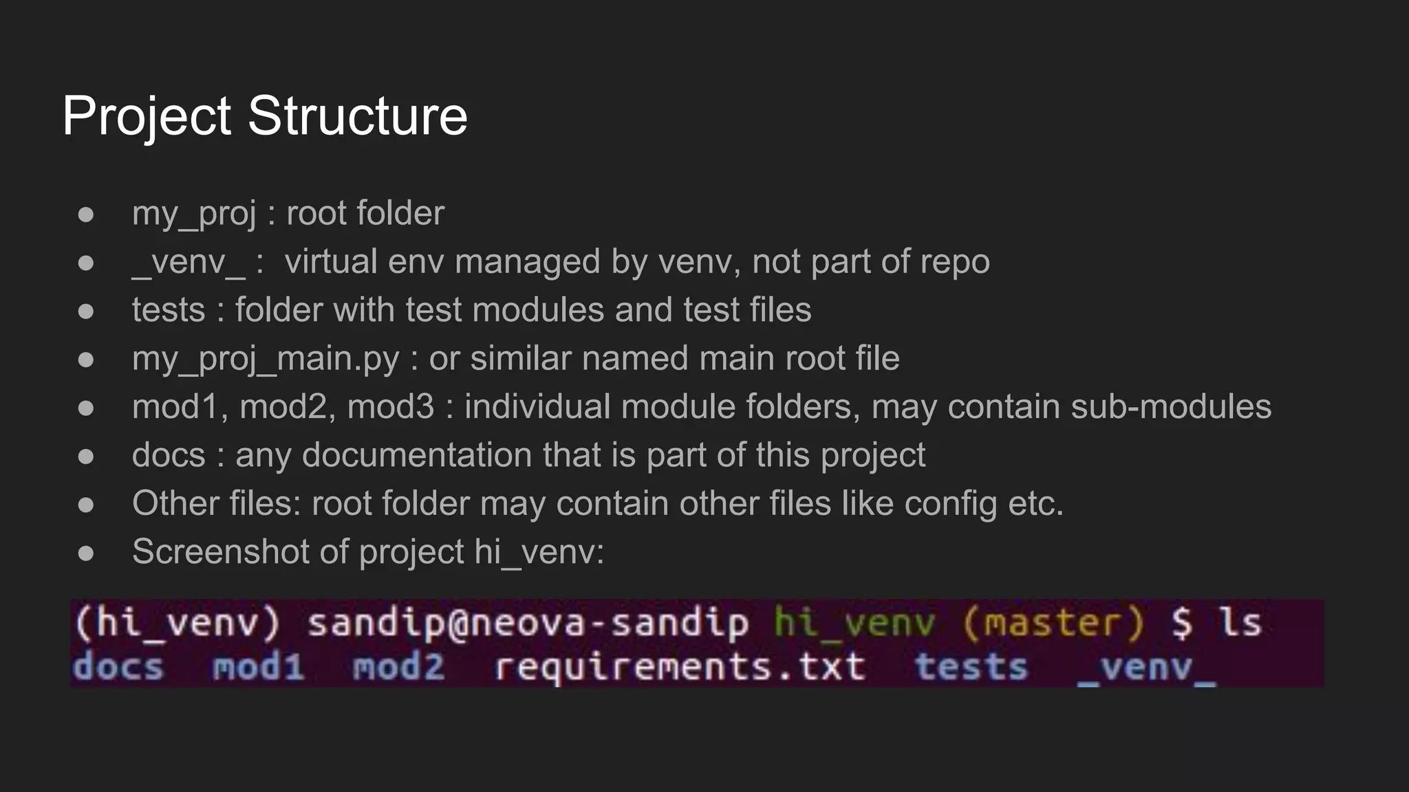 Python Projects at Neova | PDF