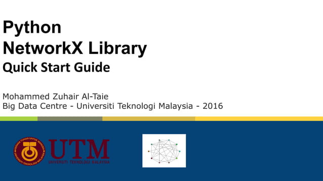 Python Networkx Library Quick Start Guide Ppt
