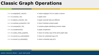 Python networkx library quick start guide | PDF | Internet | Computing