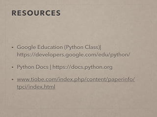 Python Novice to Ninja | PPT