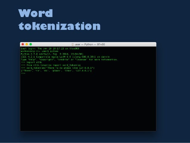 Python Nltk