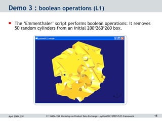 pythonOCC PDE2009 presentation | PPT