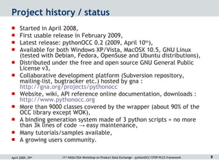 pythonOCC PDE2009 presentation | PPT