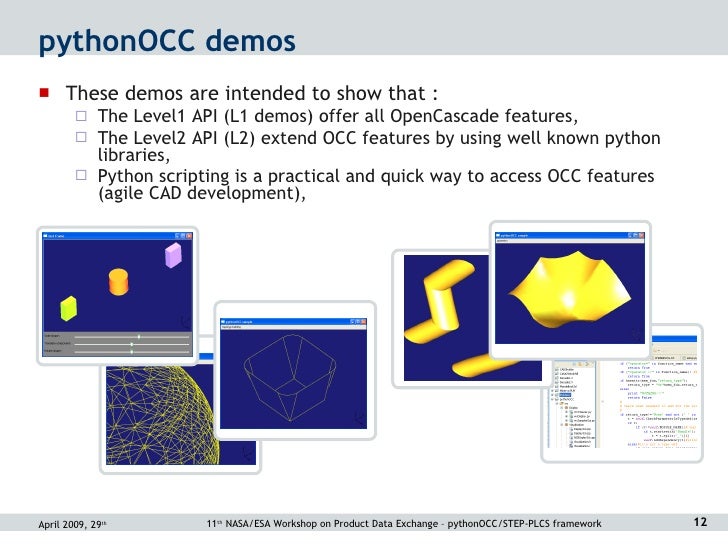 Pythonocc Pde2009 Presentation