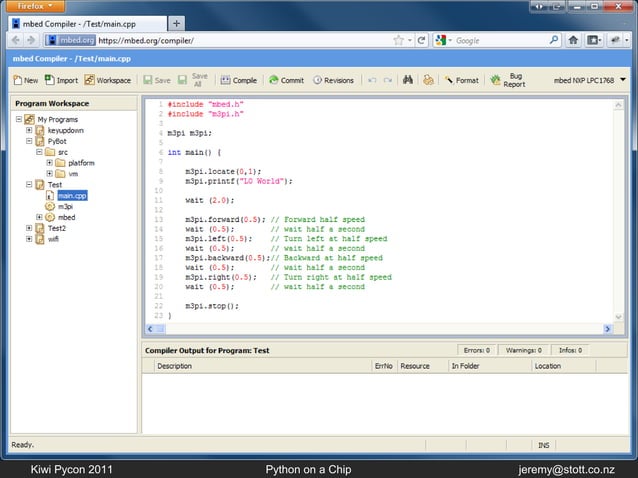 Python on a chip | PPT