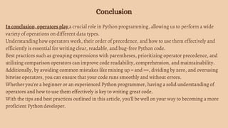 Python Operators.pdf