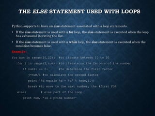 python operators.ppt | Programming Languages | Computing