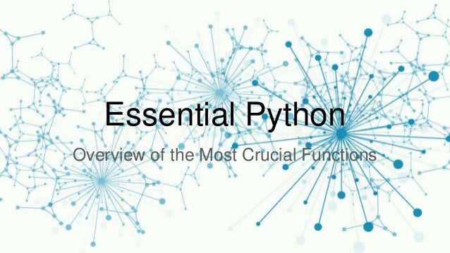 Python Overview 1809