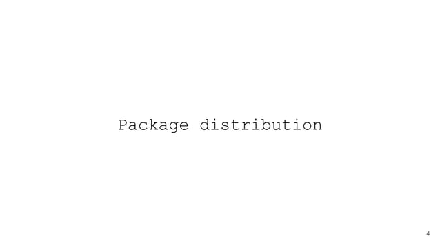 Python packaging | PPT