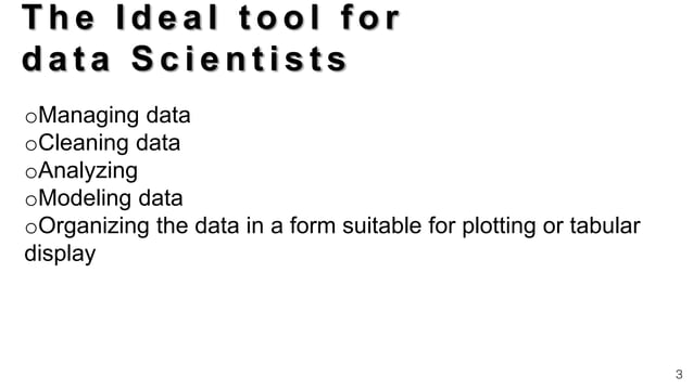 Python Pandas Library Pptx Programming Languages Computing