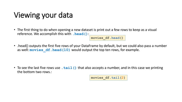Python Pandas.pptx | Programming Languages | Computing