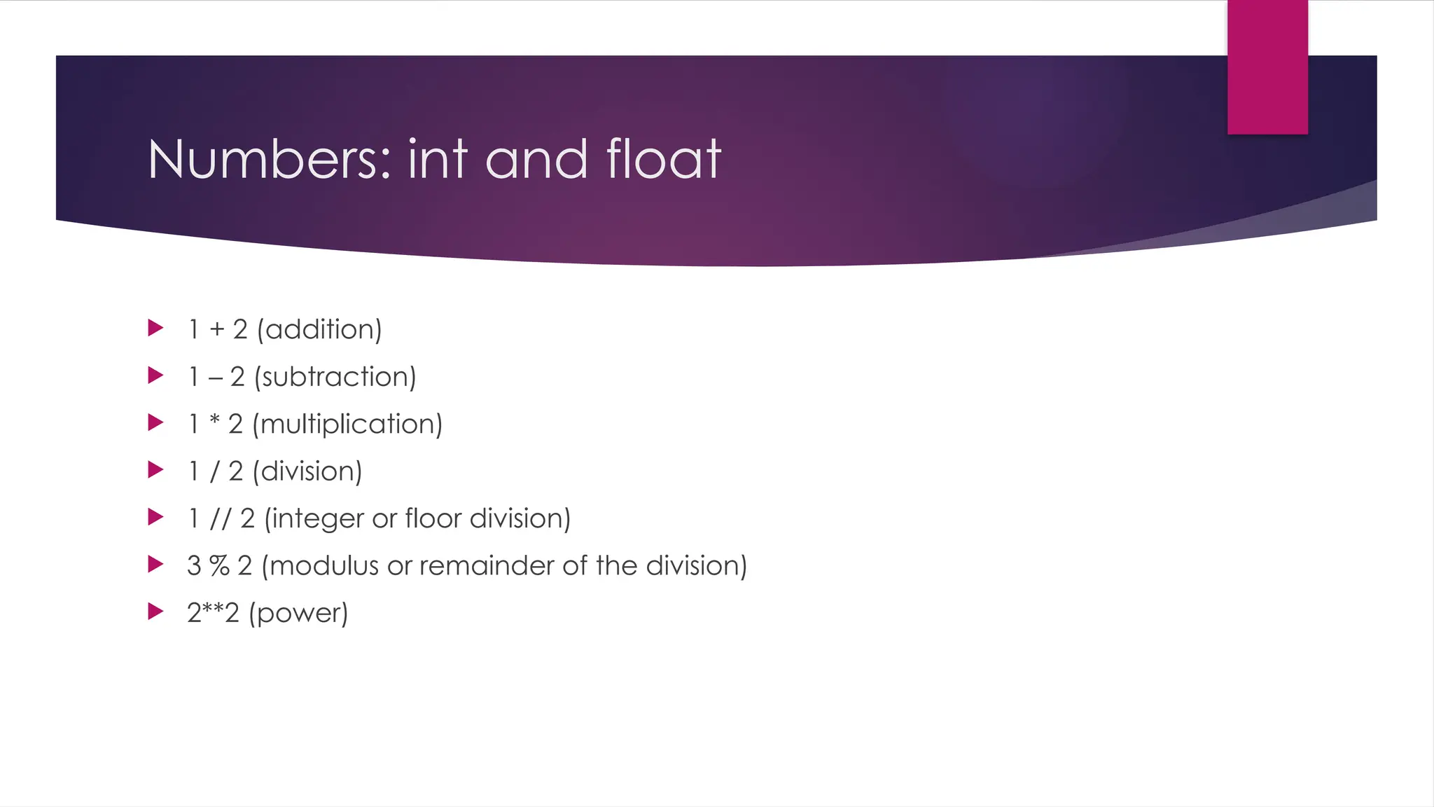 Python Introductions2 To Basics Programminpptx Programming Languages