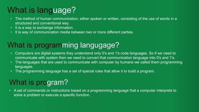 Before Starting Python Programming Language Pptx Programming Languages Computing