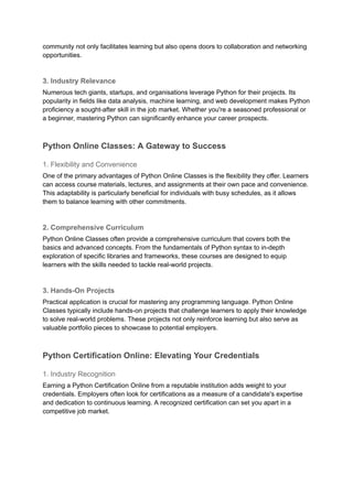 Python PDF submission | PDF | Web Development | Internet