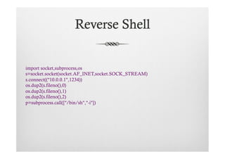 Python for Penetration testers | PDF