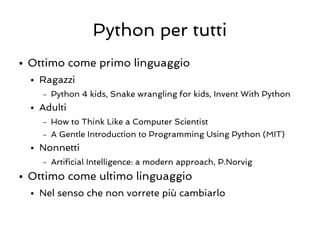 Python per tutti | PDF