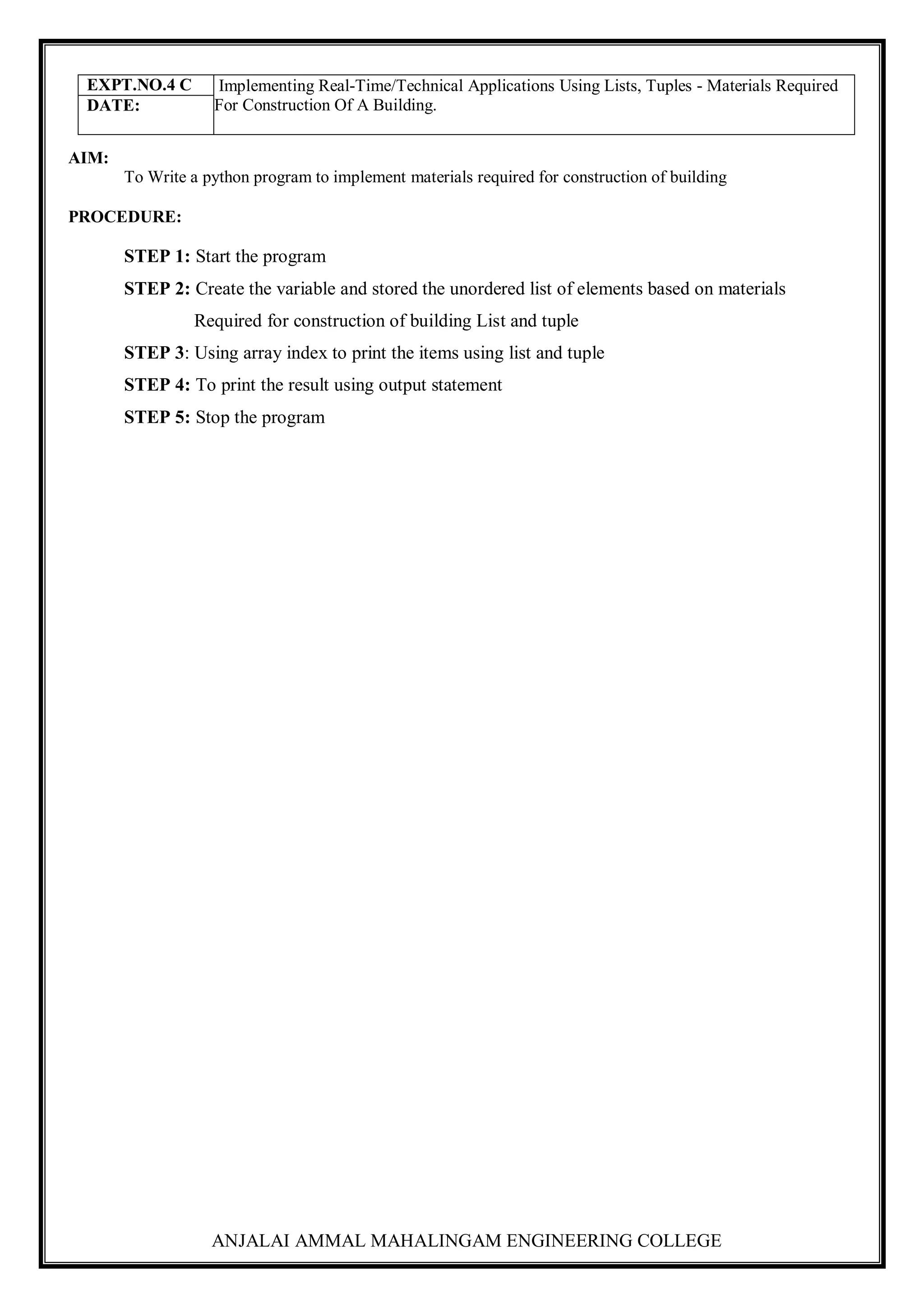 Ge3171 Problem Solving And Python Programming Laboratory Pdf 3187