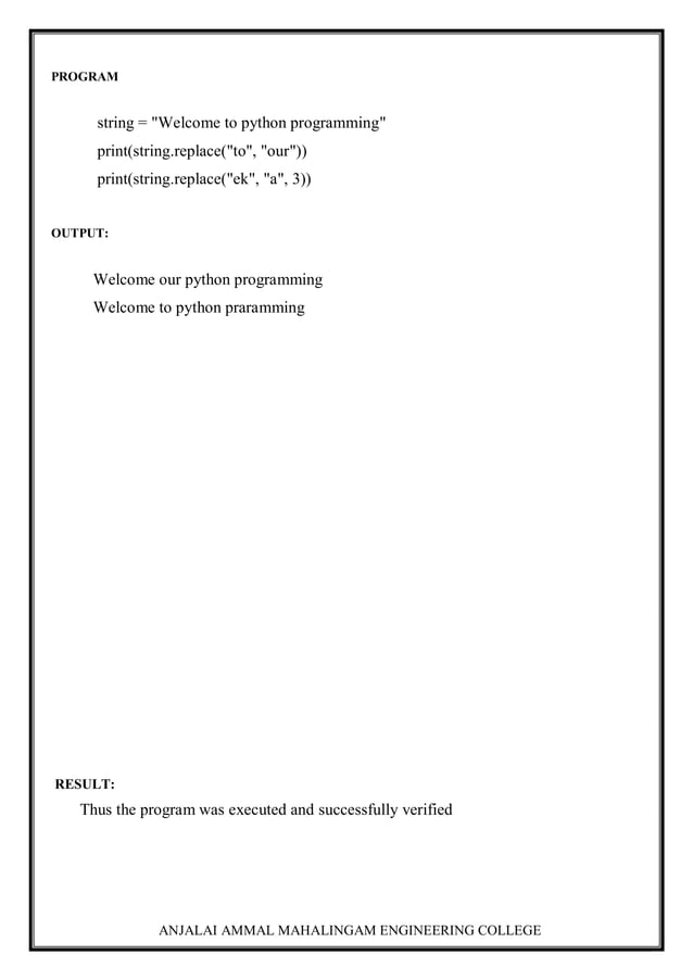 Ge3171 Problem Solving And Python Programming Laboratory Pdf