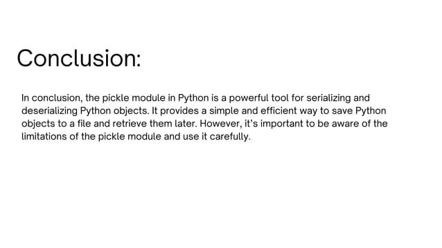 Python Pickle Module.pdf