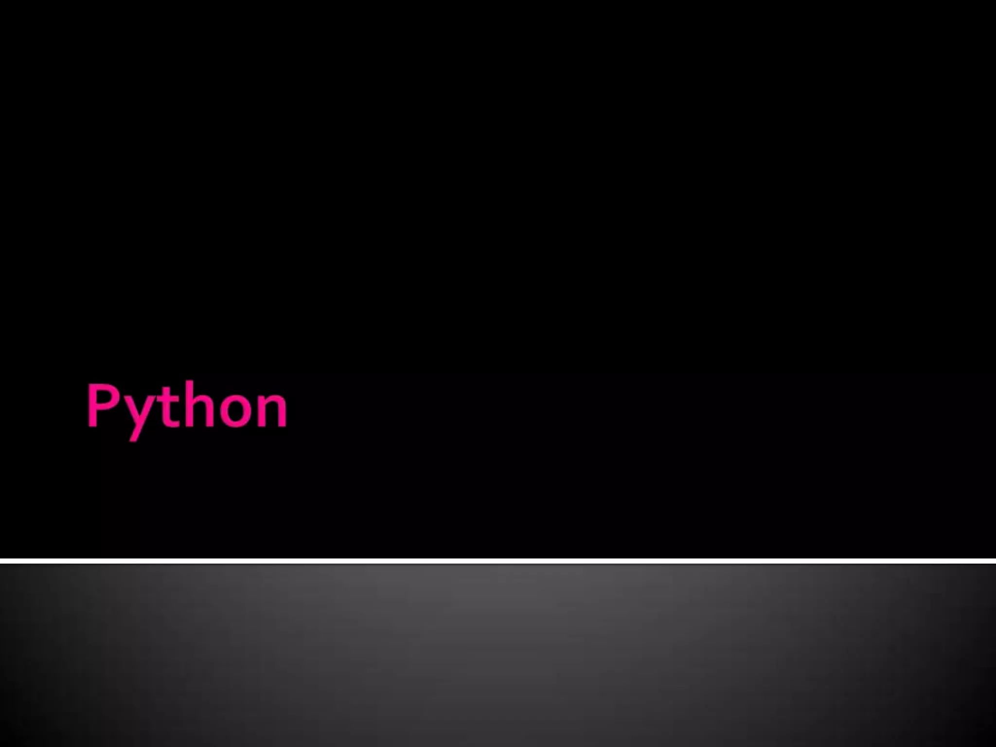 Python powerpoint | PPTX | Programming Languages | Computing