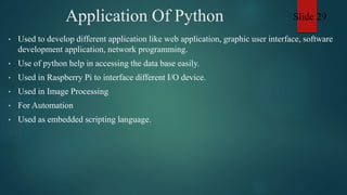 Python ppt | PPTX