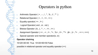 Python ppt | PPT